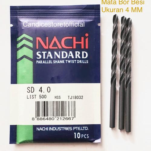 Jual Nachi 4 MM Mata Bor Besi HSS - Nachi Matabor Besi HSS 4 MM - Kab. Tangerang ...