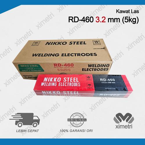 Jual Kawat Las RD 460 3.2 mm ( 5 KG ) Nikko Steel / Las Elektroda RD460 ...