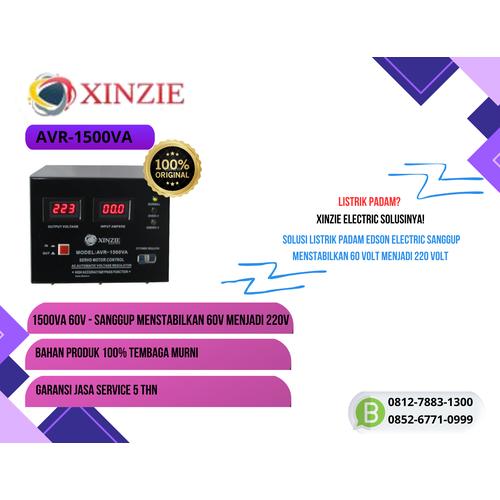 Jual Xinzie Digital Stabilizer Listrik Single Phase 1500VA 60V (Original) - Kota Palembang ...