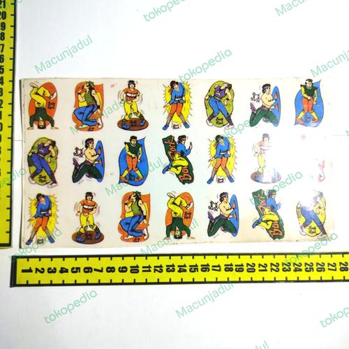 Jual stiker jadul senam, stiker vintage stiker nostalgia stiker ...