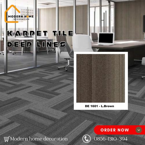 Jual karpet tile DEEP Lines 50cm x 50cm 6m2/box karpet KANTOR/HOTEL ...