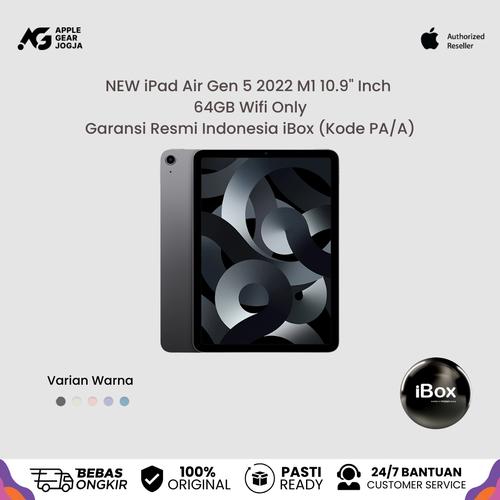 Promo (iBox) New iPad Air M1 Gen 5 2022 64GB Wifi Only Resmi Indonesia - Purple Cicil 0% 3x ...