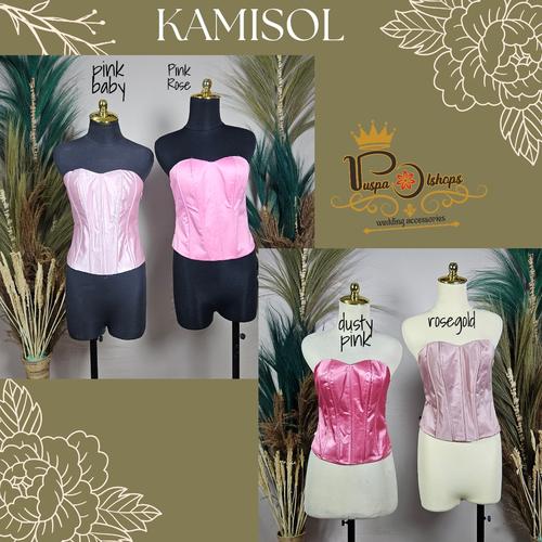 Jual kamisol satin longtorso pengantin kemben tulang 8 kamisol kebaya ...