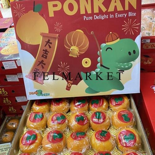 Jual Jeruk Ponkam Taiwan Dinofresh Isi 40 Pcs / Hampers Buah Imlek ...