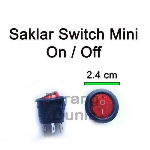 Jual Saklar Bulat Kecil Merah Saklar Mini Merah Switch Saklar Kecil ...
