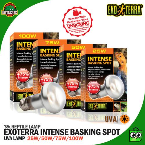 Jual Exoterra Intense Basking Spot lampu UVA penghangat kura kadal reptil - 100 Watt - Kab ...