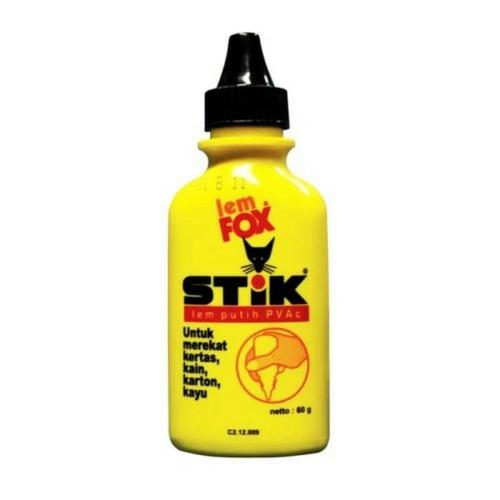 Jual Lem fox stik 60 gram (PCS) / Lem Fox Kuning / Lem Fox Bening /Lem ...