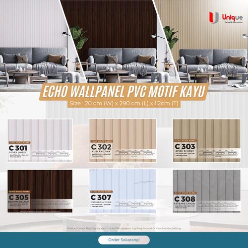 Jual Echo Woodpanel Kisi-Kisi Dinding Pintu Kamuflase /Wallpanel Salur Kayu - C308 - Kota ...