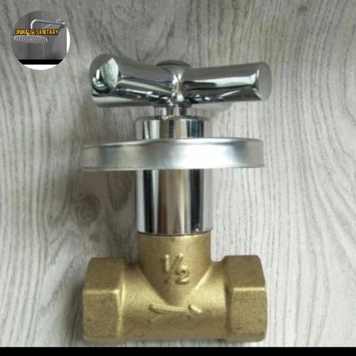 Jual Stop kran tanam wall shower/stop kran tanam baling tembok ...