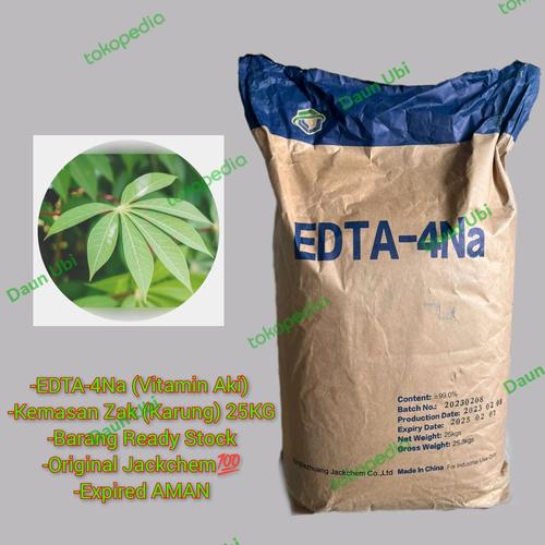 Jual EDTA Teknis / Vitamin Aki / EDTA 4Na Sak 25KG - Kota Tangerang - Daun Ubi | Tokopedia