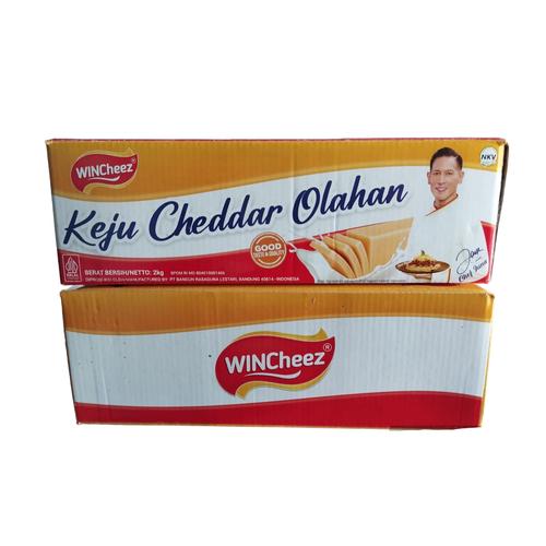 Jual Keju Wincheez Cheese Cheddar 2Kg Block Processed cheddar winch ...