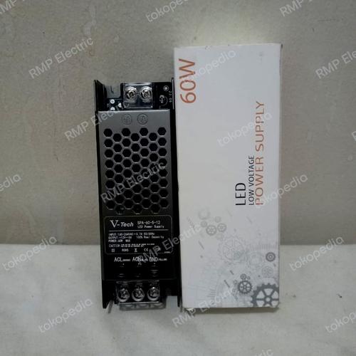 Jual Travo 12V 5A 60W Indoor Power supply SLIM 12V 60W 5A - Jakarta ...