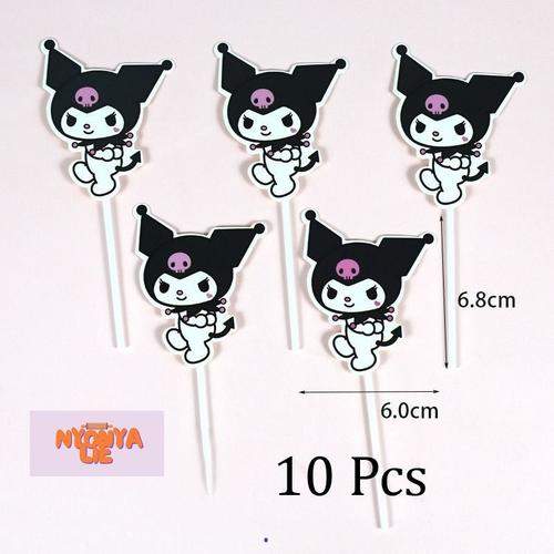 Jual CKA12 Topper Kertas Cinnamoroll Kuromi Sanrio Hiasan Kue Ulang ...