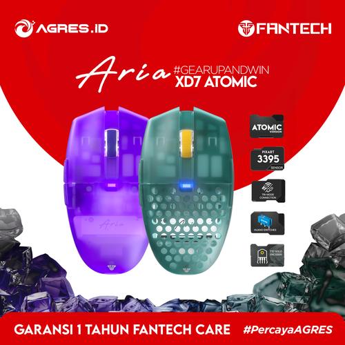 Promo Fantech Aria XD7 ATOMIC | BT Wireless Gaming Mouse - Blue Cicil 0% 3x - Kota Yogyakarta ...