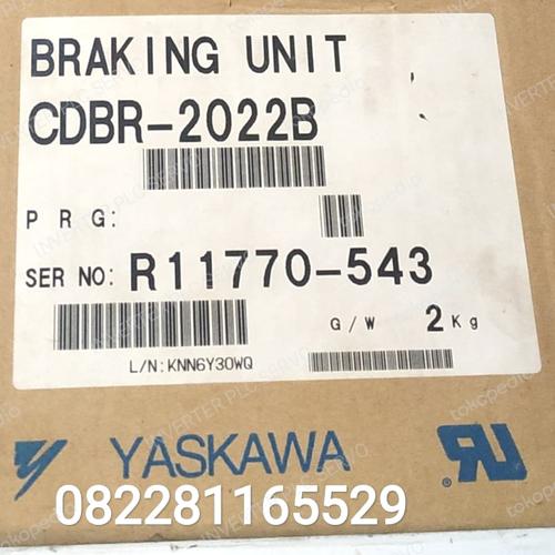 Jual Braking Unit DBU Yaskawa CDBR 2022B 22KW 30HP 220V Original Jepang - Kota Tangerang ...