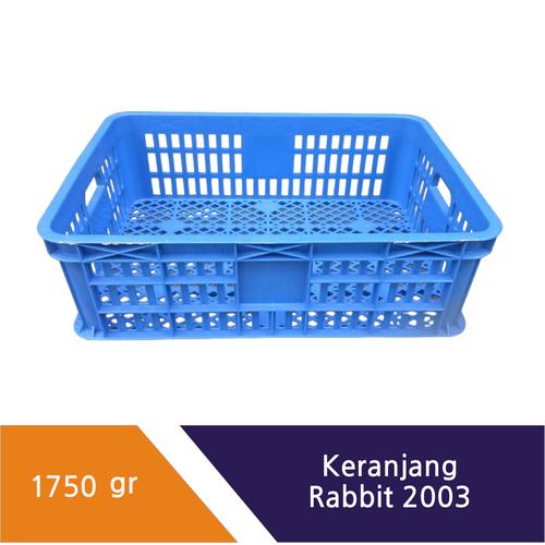 Jual Container Box / Keranjang Plastik Industri Rabbit 2003 - Biru ...