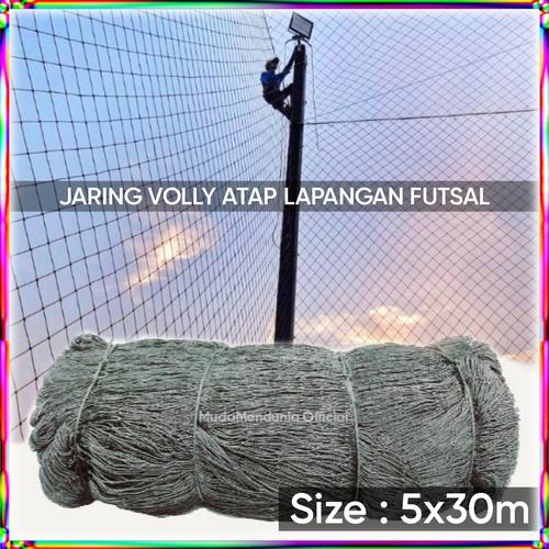 Jual Jaring lapangan volly 5x30m futsal basket UV stabil - Jakarta ...