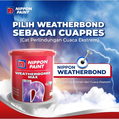 Jual NIPPON PAINT WEATHERBOND MAX BRILLIANT WHITE DAN CUSTOM WARNA ...
