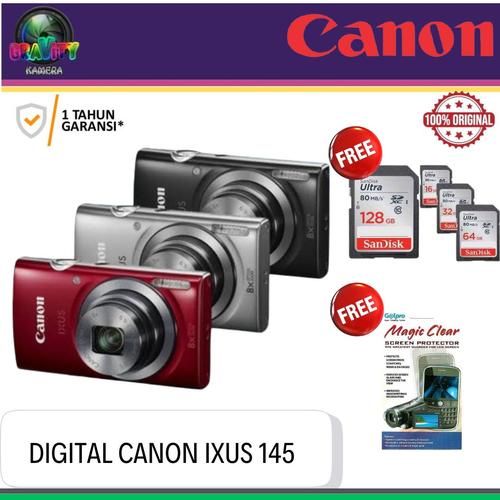 Jual KAMERA CANON IXUS 145 - BOX PUTIH, PAKET 128GB - Jakarta Barat ...