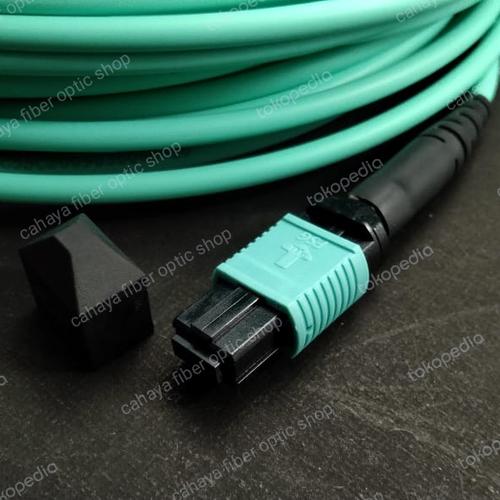 Jual patchcord mpo to mpo 12 core om4 female polarity type B 65 meter ...