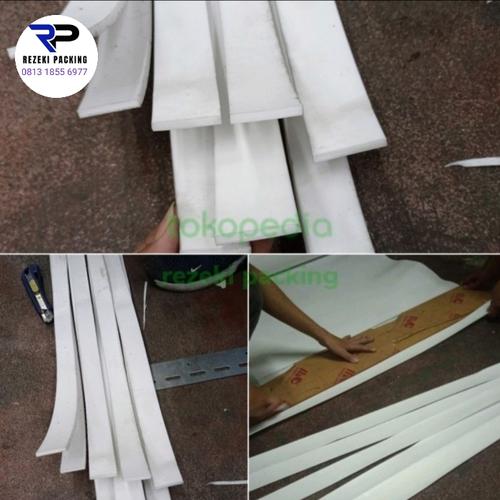 Jual PTFE SHEET TEFLON POTONGAN 1MM X 20MM X 1M - Jakarta Barat - rezeki packing | Tokopedia