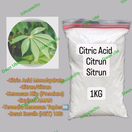 Jual Citric Acid Monohydrate / Asam Sitrat / Asam Citrun - 1 KG ...