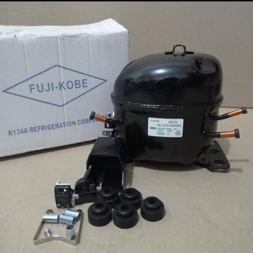 Jual Kompresor kulkas/compressor kulkas 2 pintu merk fuji SR75 baru 1/5 ...