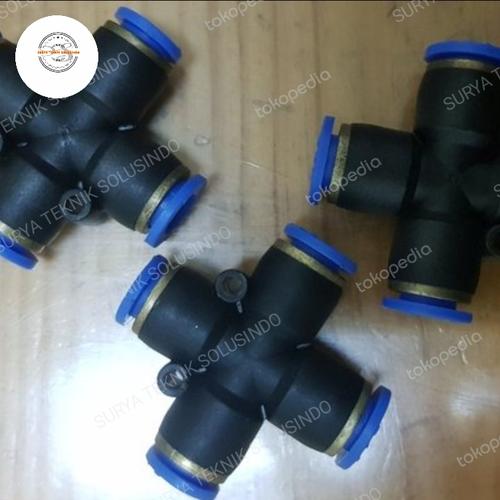 Jual fitting pneumatic T cross selang 12mm PZA - Jakarta Barat - SURYA ...