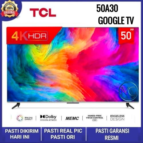Promo TCL 50A30 Smart TV 50 Inch Android 11 4k UHD HD Google TV MEMC ...