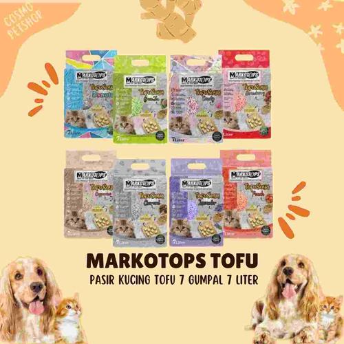 Jual MARKOTOPS TofuSoya Cat Litter Pasir Kucing Tofu Soya Kemasan 7 ...