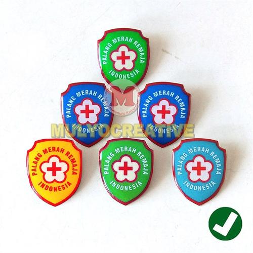 Jual Pin PMR Model Perisai - Logo Palang Merah Indonesia Warna - Biru ...