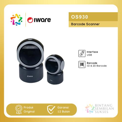 Jual IWARE Barcode Scanner OS930 OMNI IMAGER 2D QR CODE-E-FAKTUR USB OS ...
