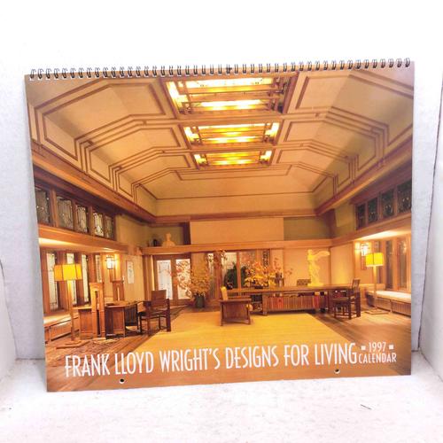 Jual Frank Lloyd Wrights Designs for Living 1997 Calendar Art Import ...