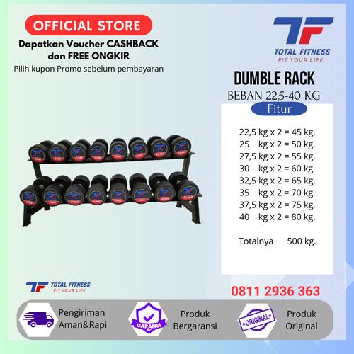Jual Dumble set Rack Beban 22.5 - 40 KG Total fitness - Jakarta Barat ...