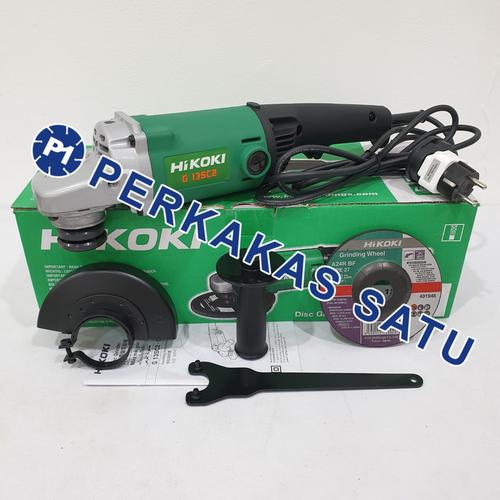 Jual MESIN GERINDA TANGAN 5" INCI 125MM G13SC2 HIKOKI HITACHI DISC ...