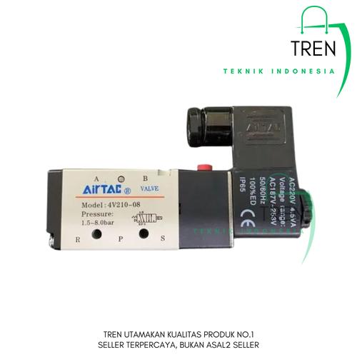 Jual 4v210-08 Solenoid Valve Airtac Type 4v210-08 - DC 24 - Jakarta ...