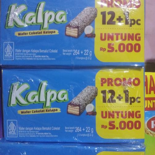 Jual kalpa wafer coklat kelapa 1 box isi 12 pcs - Kota Bekasi - sinar ...