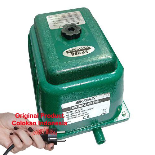 Jual Aerator Air Pump Blower Udara Kolam Ikan Resun LP-200 LP200 Low ...