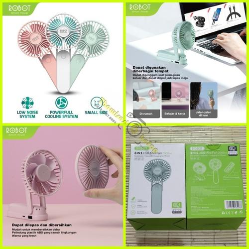Jual Robot RT BF11 RTBF11 2000Mah kipas mini Kipas Angin Portable Fan ...