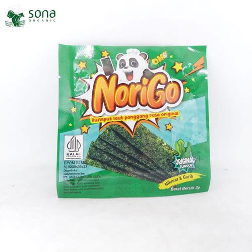 Jual Norigo Rumput Laut Original 3g - Nori Sachet Seaweed Snack - Kota ...