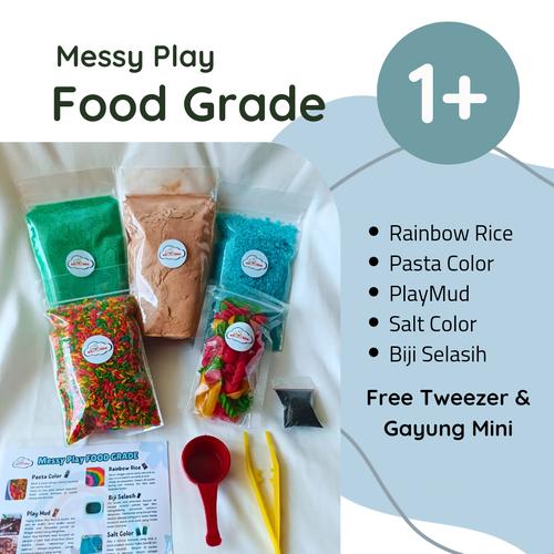 Jual Paket Bermain Messy Play Food Grade Sensory Play Taktil 1 Tahun ...
