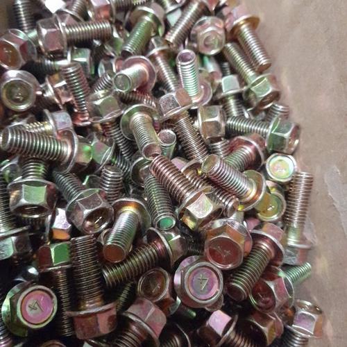 Jual paket 50 pcs baut flange M8x12 Flange Bolt Kuning - Kab. Tangerang ...
