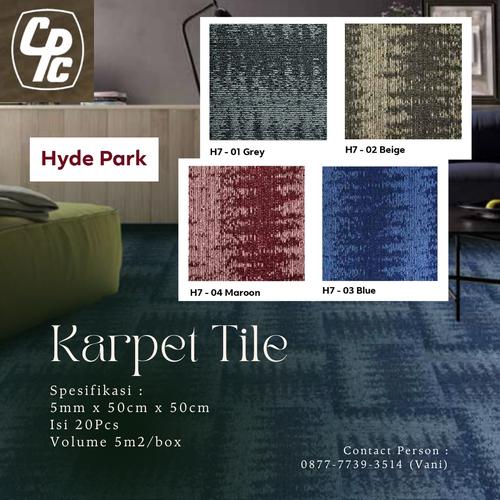 Jual Karpet Tile/Karpet Kantor/Karpet Hotel - By HYDE PARK Uk. 50cm x 50cm - Jakarta Timur ...