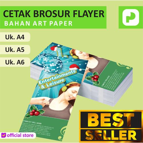 Jual Cetak Brosur A5 Flyer | Print Brosur Leaflet Art Paper - A6 1 sisi - Kota Semarang ...