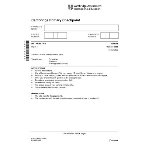 Jual Primary Checkpoint 2023 Math English (EFL) Science Questions ...