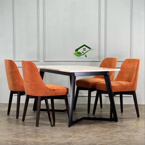 Jual Dining Table Meja Makan Marble Meja Marmer Minimalis - Kaki U, 180 ...
