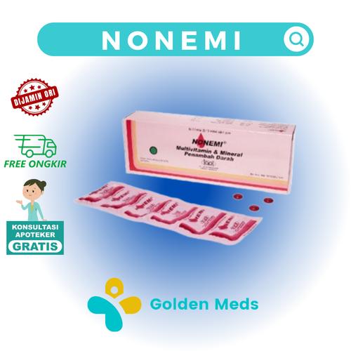 Jual Nonemi | Vitamin & Suplemen Anemia | Penambah Darah | Isi 100 ...