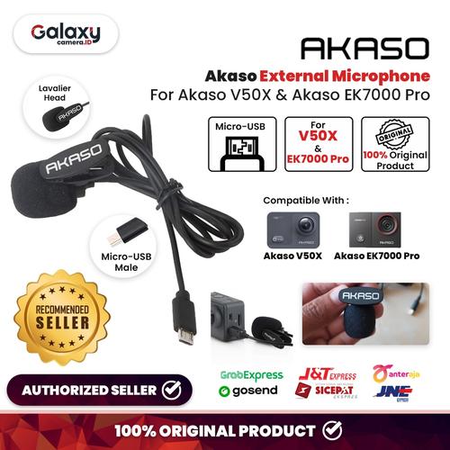 Promo Akaso External Microphone USB For Akaso V50X & EK7000 Pro Mic ...