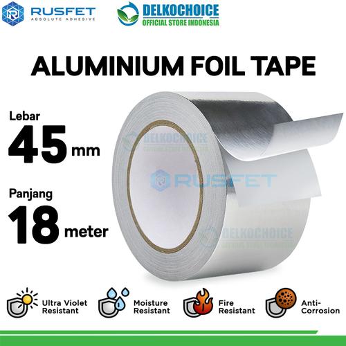 Jual Lakban Aluminium Foil Tape Isolasi Waterproof Tahan Panas RUSFET ...