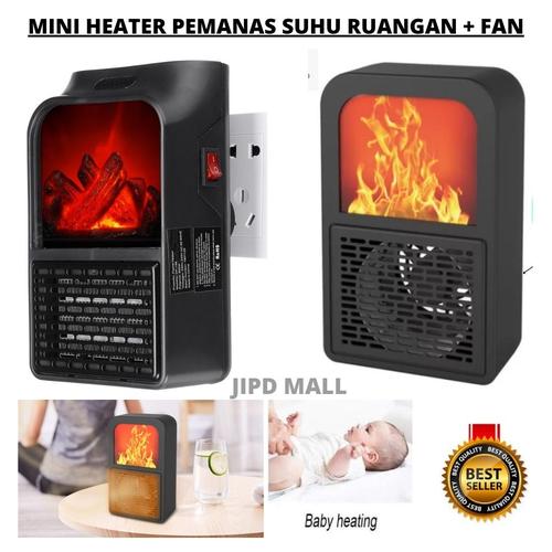 Jual Mini Heater Pemanas Penghangat Suhu Ruangan 12Inc Diameter 30cm ...